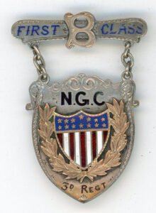 California. 3rd Regiment First Class Marksman Badge – Floyd's Medals