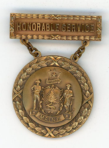 Maine. Honorable Service Medal, 9 years – Floyd's Medals